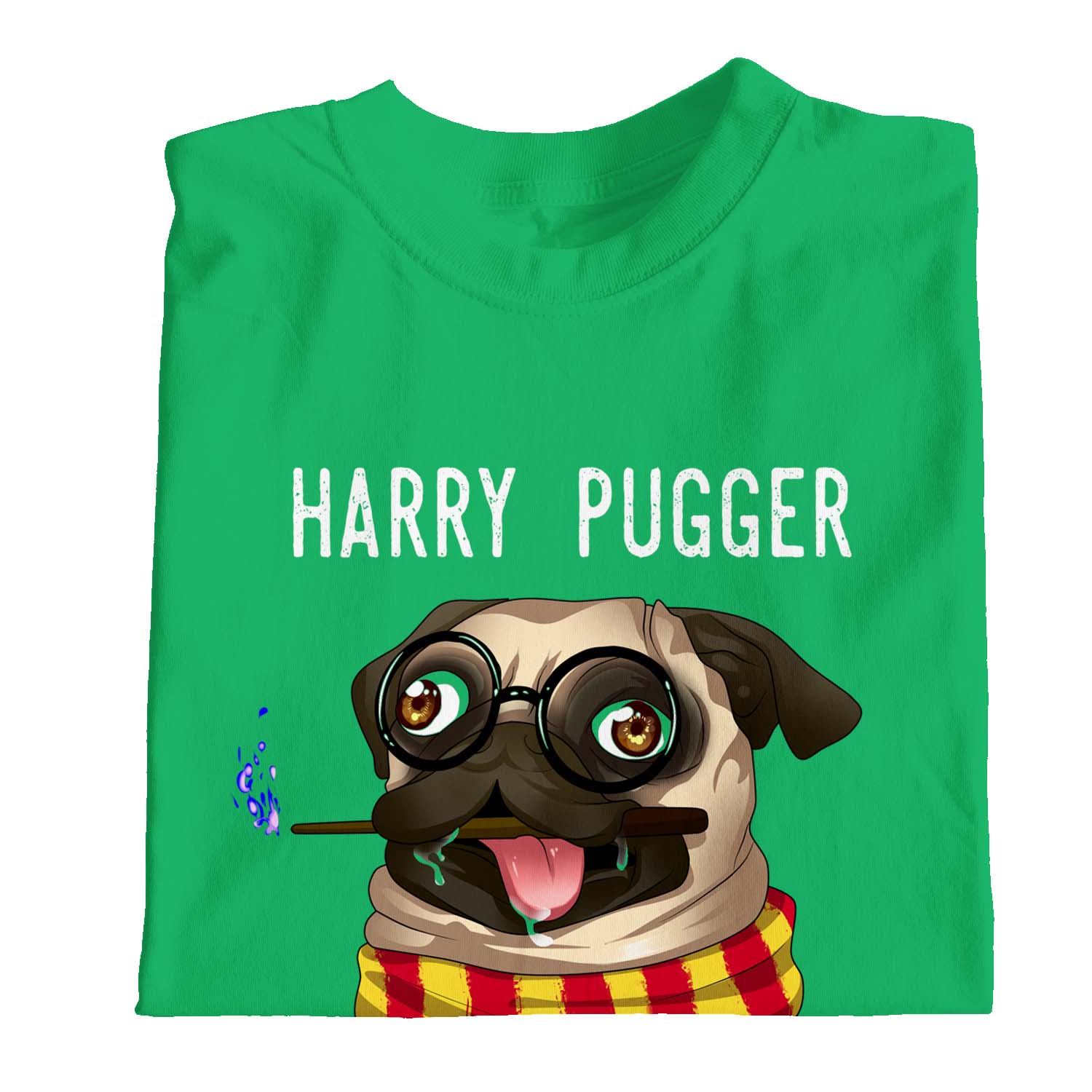 1Tee Kids Girls Harry Pugger Dog Pug T-Shirt | eBay UK