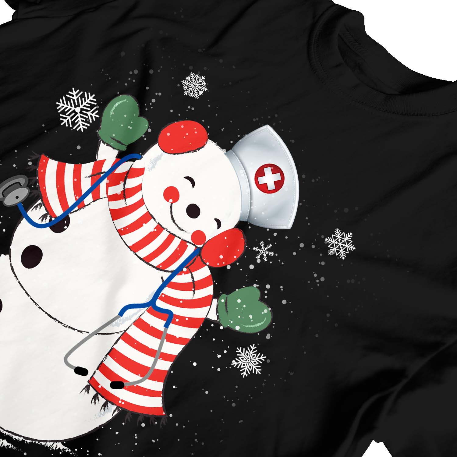 1Tee Kids Girls Doctor Nurse Snowman T-Shirt | eBay