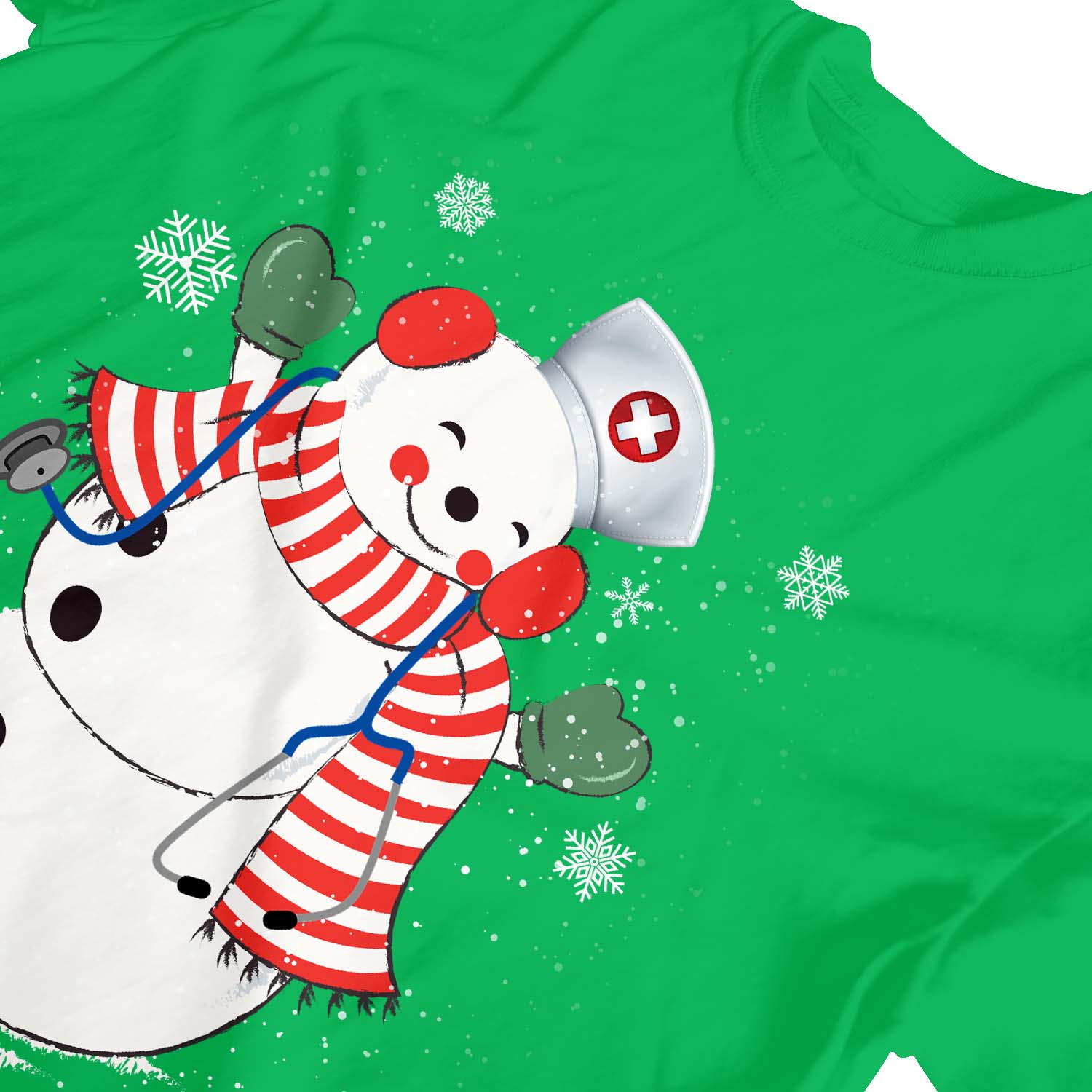 1Tee Kids Girls Doctor Nurse Snowman T-Shirt | eBay